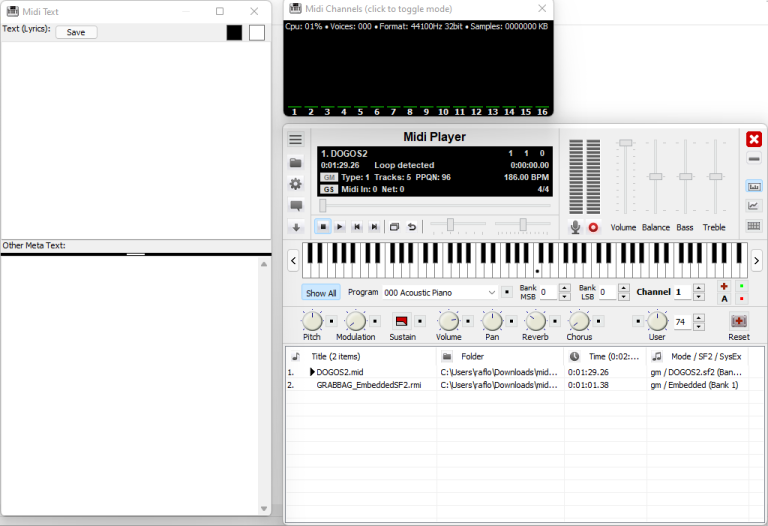 Midi Player para Windows Download
