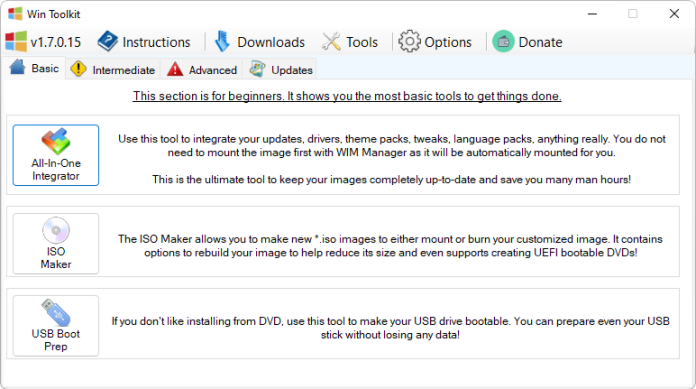 Win Toolkit para Windows Download - Baixesoft