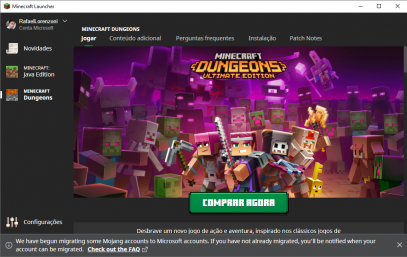 Minecraft Launcher para Windows Download - Baixesoft