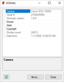EOSInfo para Windows Download - Baixesoft