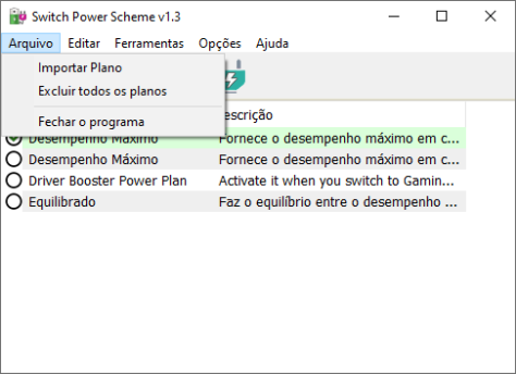 Switch Power Scheme para Windows Download