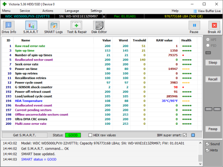Victoria HDD/SSD para Windows Download - Baixesoft