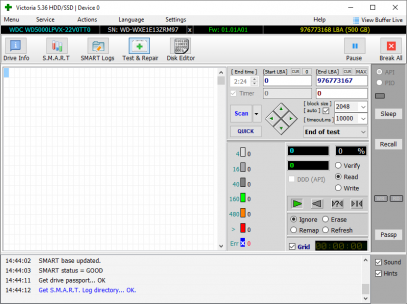 Victoria HDD/SSD para Windows Download - Baixesoft