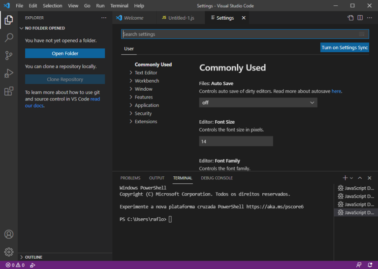 Visual Studio Code para Windows Download