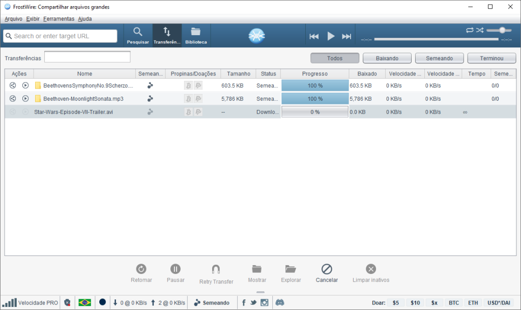 FrostWire para Windows Download
