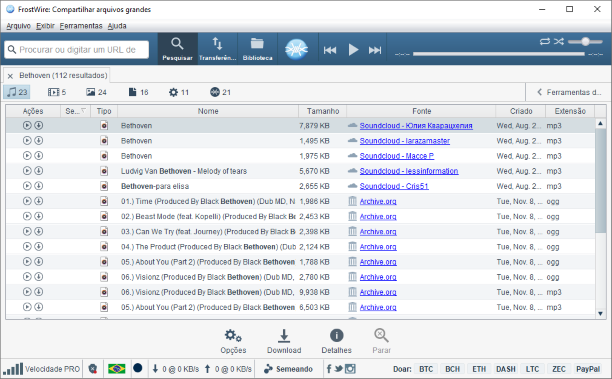 FrostWire para Windows Download
