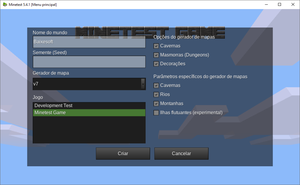 Minetest para Windows Download