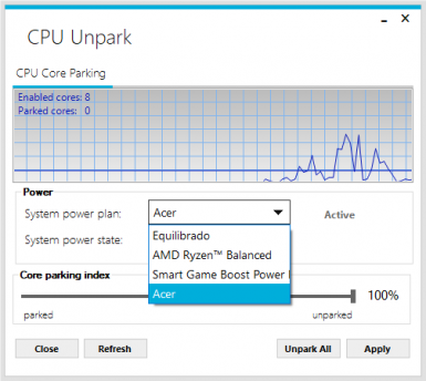 CPU Unpark para Windows Download