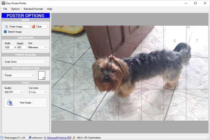 Easy Poster Printer para Windows Download - Baixesoft