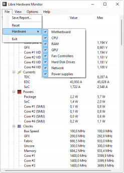 Libre Hardware Monitor para Windows Download - Baixesoft