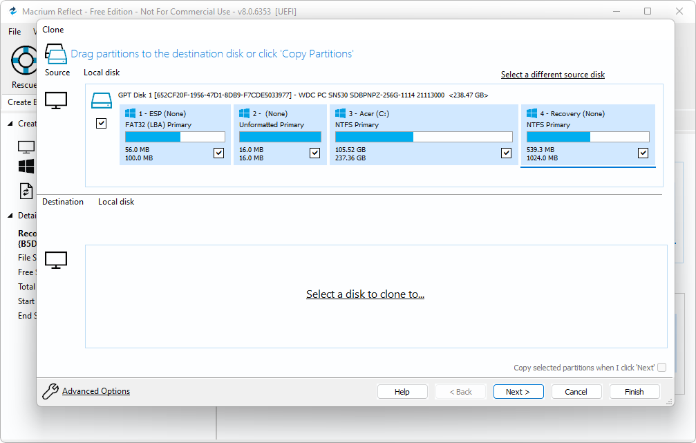 Macrium Reflect: Free Edition para Windows Download