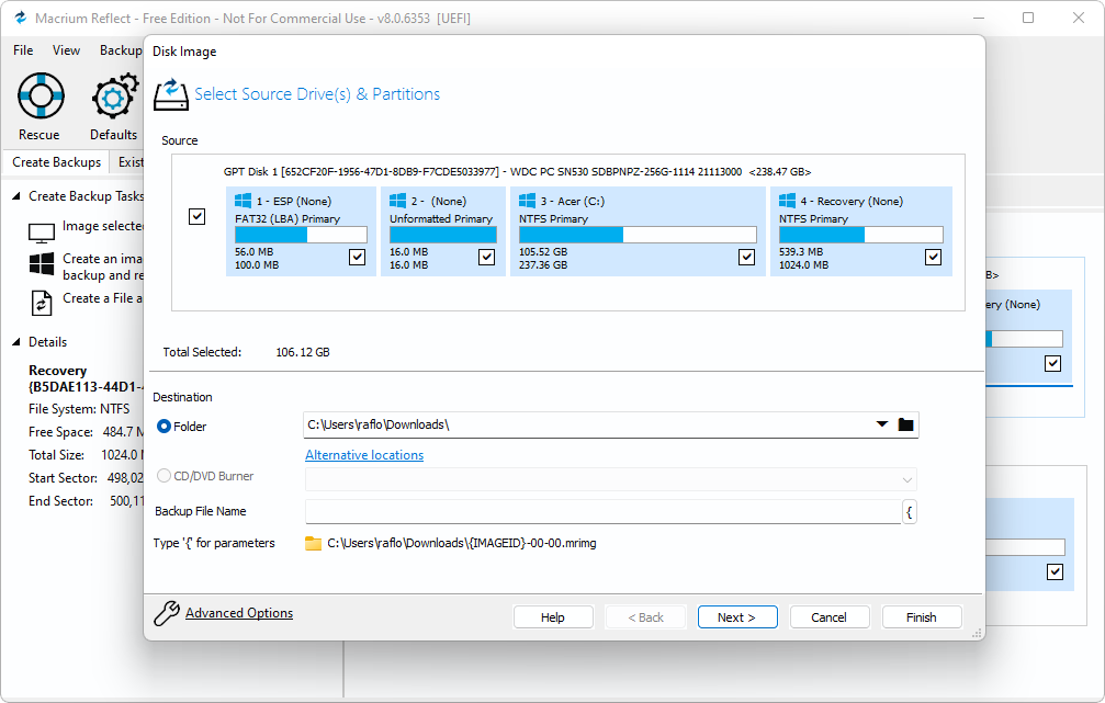 Macrium Reflect para Windows Download