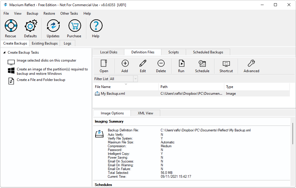 Macrium Reflect: Free Edition para Windows Download