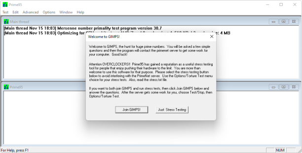 Prime95 para Windows Download