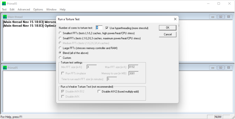 Prime95 para Windows Download - Baixesoft