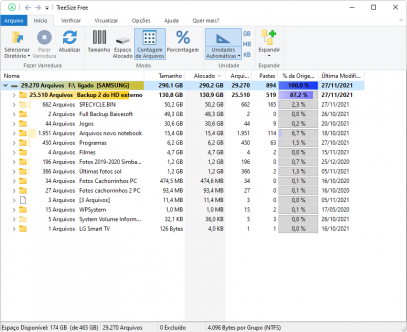 TreeSize Free para Windows Download - Baixesoft