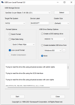 USB Low-Level Format para Windows Download