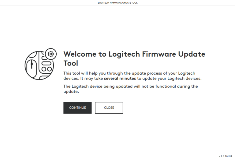 Logitech Firmware Update Tool para Windows Download