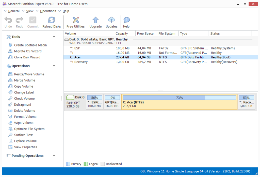 Free download Macrorit Disk Partition Expert Pro 8.1.0 - aenoc