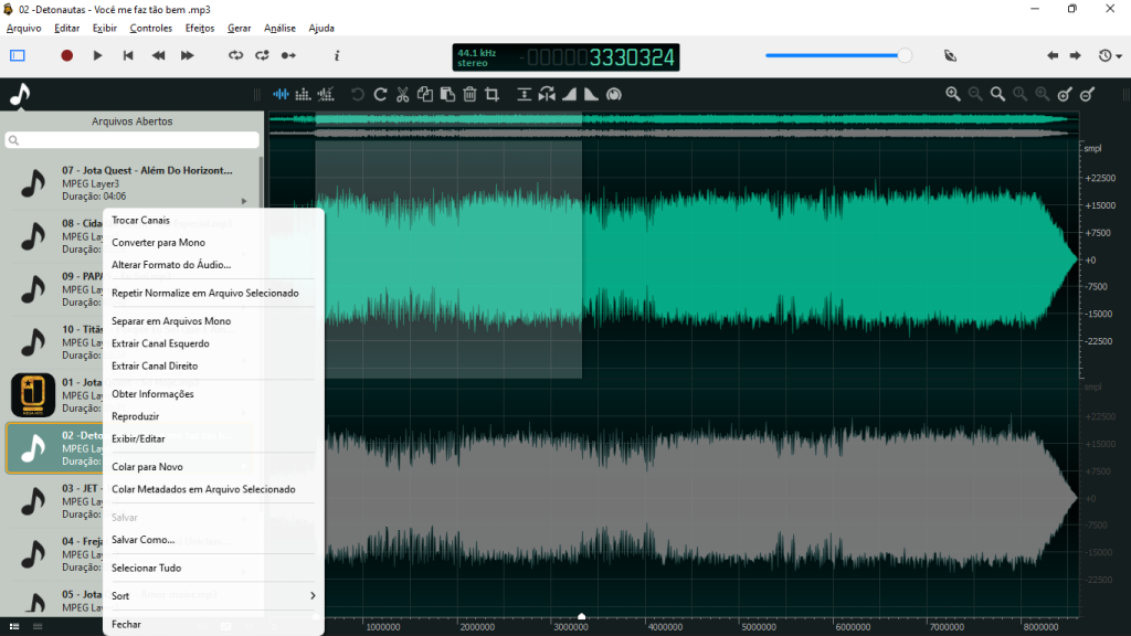 ocenaudio para Windows Download