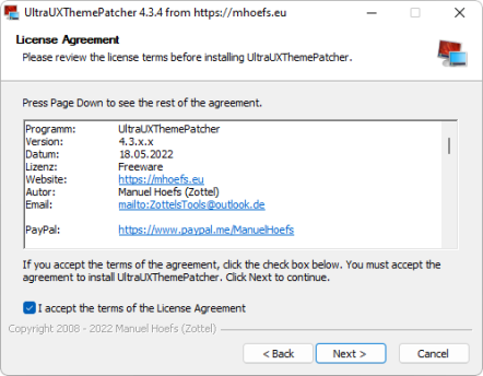 UltraUXThemePatcher para Windows Download