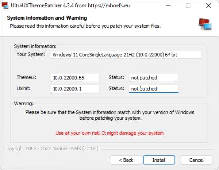 UltraUXThemePatcher para Windows Download