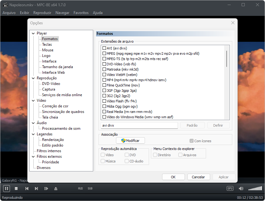 Media Player Classic Black Edition (MPC-BE) Download - Baixesoft