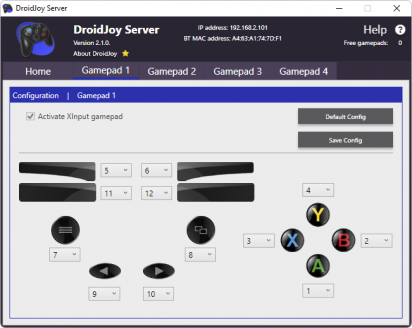 DroidJoy Server para Windows Download - Baixesoft