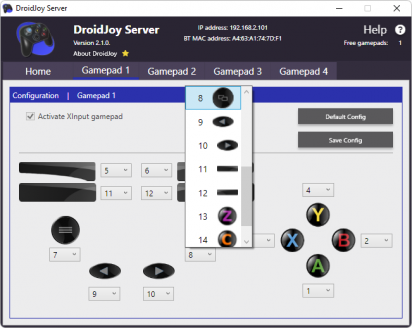 DroidJoy Server para Windows Download - Baixesoft