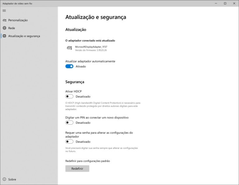 Adaptador de Vídeo Sem Fio da Microsoft Download