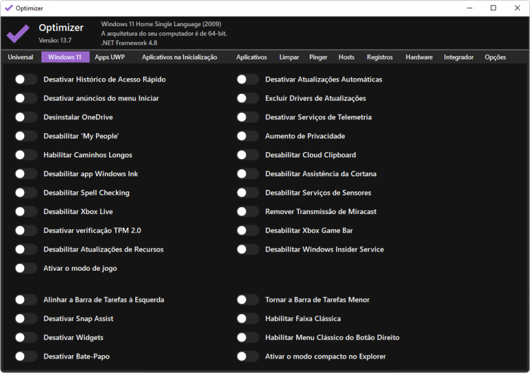 Optimizer para Windows Download