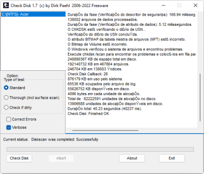 CheckDisk para Windows Download