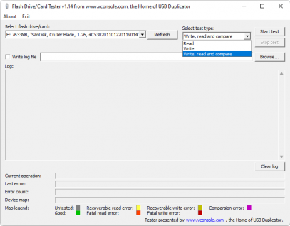 Flash Drive Tester para Windows Download - Baixesoft
