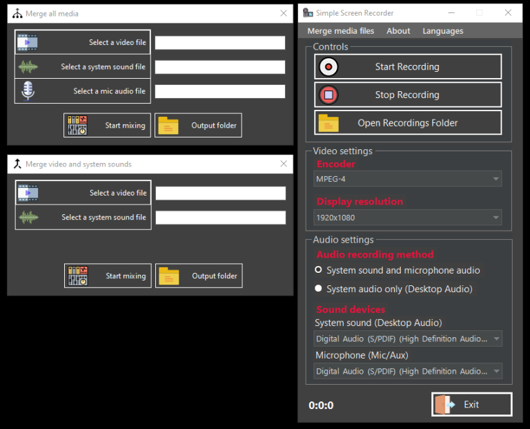 Simple Screen Recorder para Windows Download Simple Screen Recorder para Windows Download
