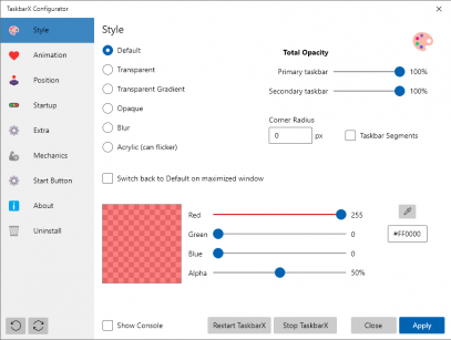 TaskbarX para Windows Download - Baixesoft