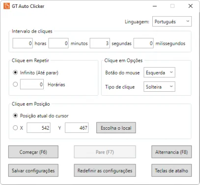 GT Auto Clicker para Windows Download