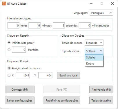 GT Auto Clicker para Windows Download