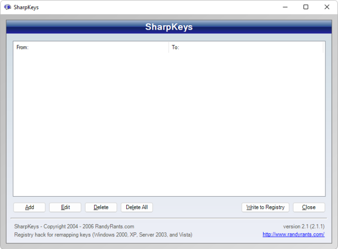 SharpKeys para Windows Download