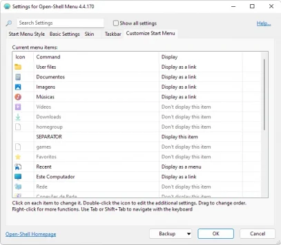 Open-Shell para Windows Download